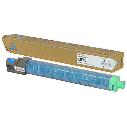 ■商品詳細メーカー名：RICOH（リコー）シリーズ名：IPSIOSPトナーC830カラー：シアン印字枚数：12000枚購入単位：1本配送種別：別送品　代引不可　返品不可　配送日時指定不可　※商品はメーカーより直送させて頂くため、代金引換での...