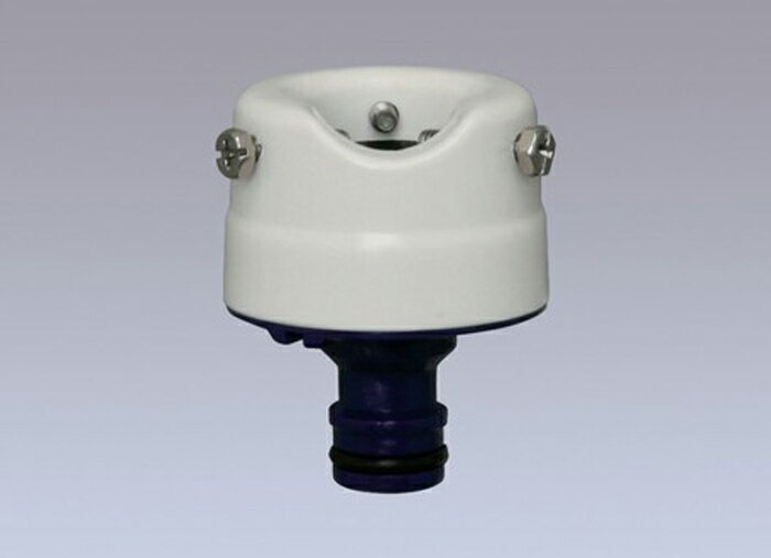 ■商品説明丸蛇口に取付けできる蛇口口金です。耐圧ワンタッチコネクターが接続できます。●適合サイズ：適合蛇口外径・14〜18mm◆ガーデン