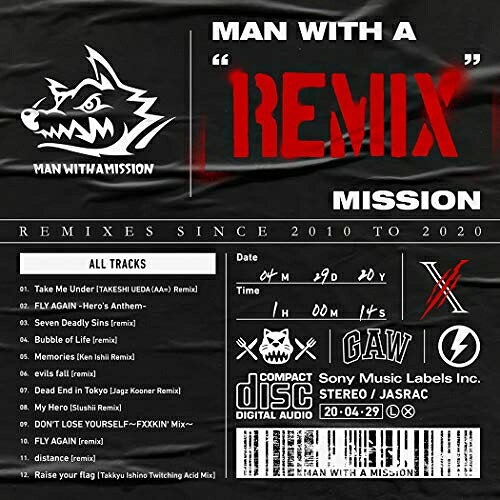 MAN WITH A ”REMIX” MISSIONMAN WITH A MISSIONマンウィズアミッション まんうぃずあみっしょん　発売日 : 2020年5月13日　種別 : CD　JAN : 4547366448177　商品番号 : ...