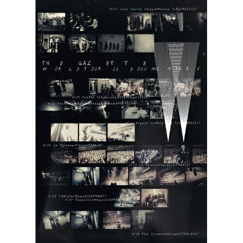the GazettE WORLD TOUR13 DOCUMENTARYthe GazettEガゼット がぜっと　発売日 : 2014年2月26日　種別 : DVD　JAN : 4988009090726　商品番号 : SRBL-1601