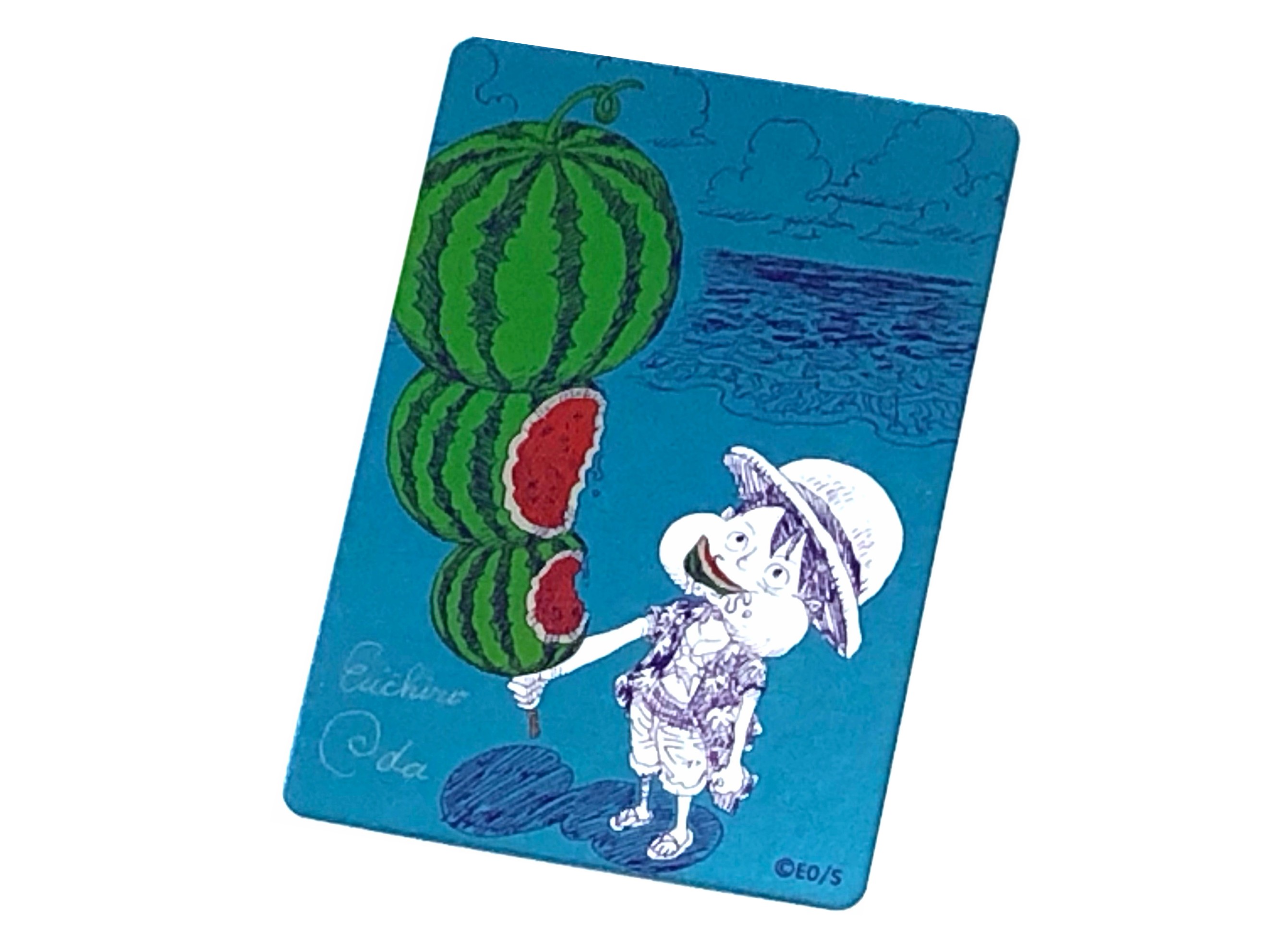 2026年/ワンピース メタキラカード ナツコミ 夏コミ/ONE PIECE 集英社 の夏のコミックフェア（ナツコミ） 尾田栄一郎先生書き下ろし＆サイン入り※サインは印刷です。 「メタキラカード」とは片面に光沢のある仕様のカード（H88 x...