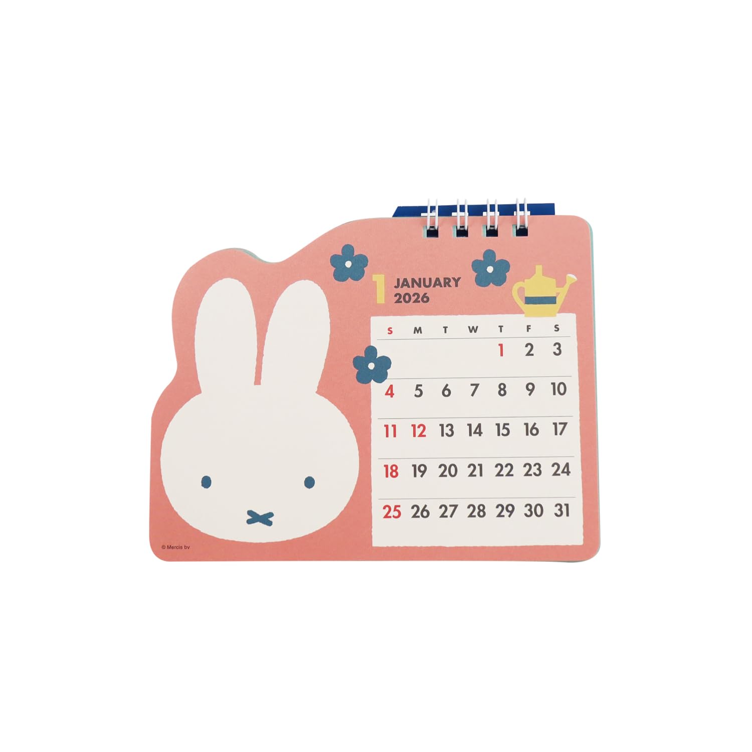 【サイズ】140×111×10mm 63g 【枚数】 12枚 【その他】ギフトにもピッタリなミッフィーたちの かわいいダイカット卓上カレンダー。