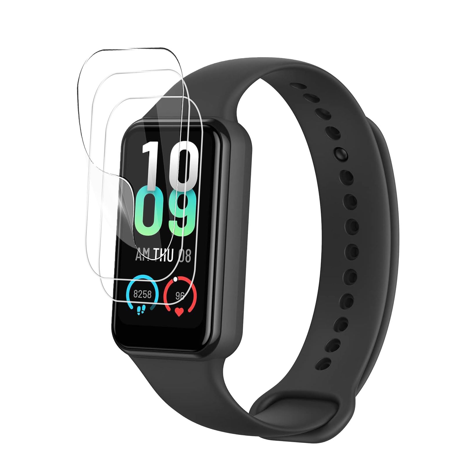 ・対応機種:Amazfit Band 7 ・画面サイズ:1.47インチ ・素材:TPU ・入数:3枚 ・透過率:99%以上