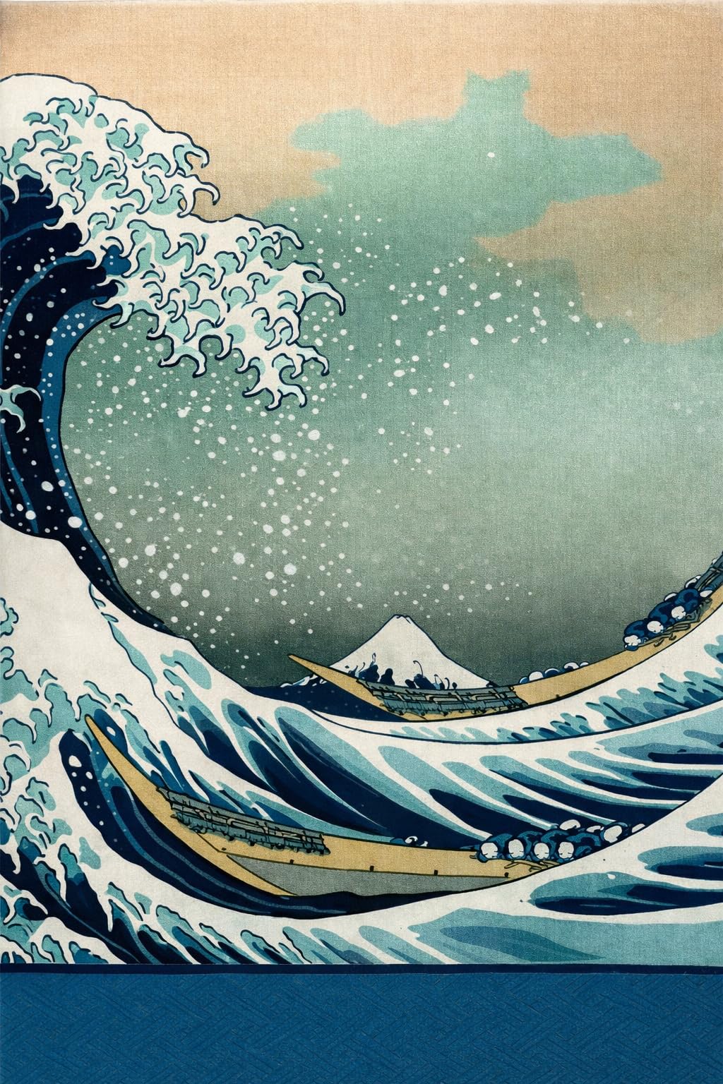 ・サイズ:約182×121mm (約18×12cm) ・表紙素材:友禅紙 ・中紙素材:伊予の奉書紙 ・仕様:蛇腹式 ・構造:二重袋綴じ構造 ・ページ数:24折 (片面24頁・両面48頁)