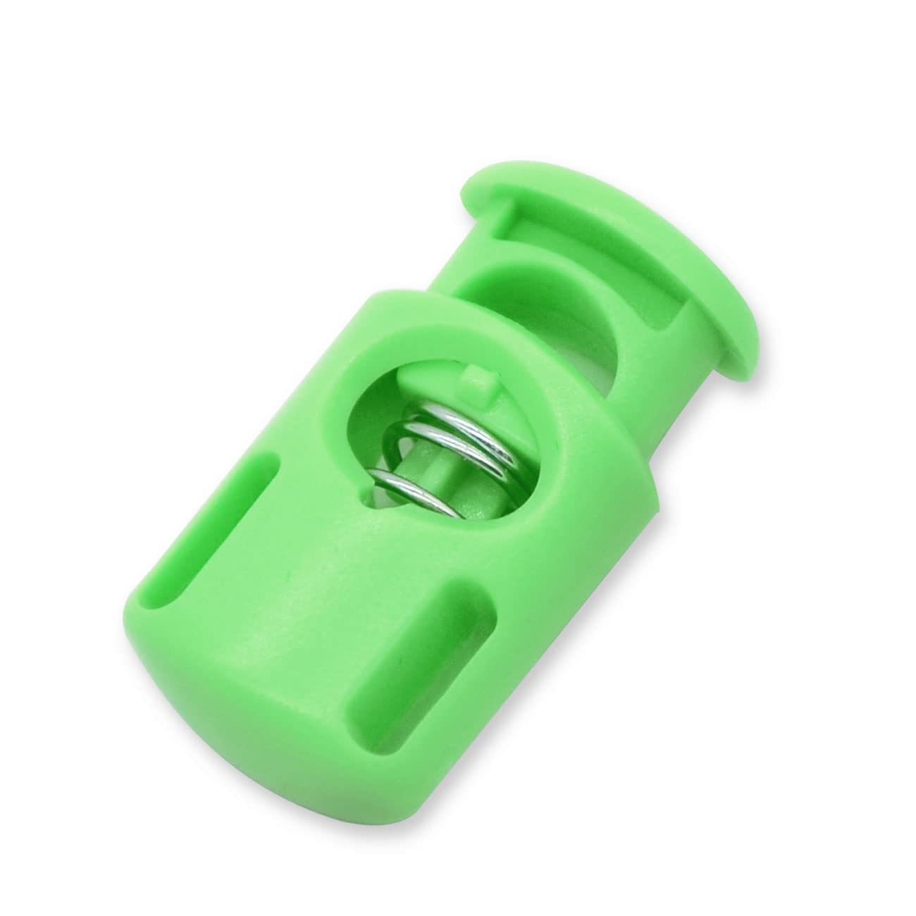 ・サイズ:31 x 17mm (1.2インチ x 0.6インチ) ・素材:POMプラスチック ・入数:20個(※説明文内の11個との乖離がありますが、商品名に基づく数値を優先) ・機能:バネ式デザイン(シングルホール)