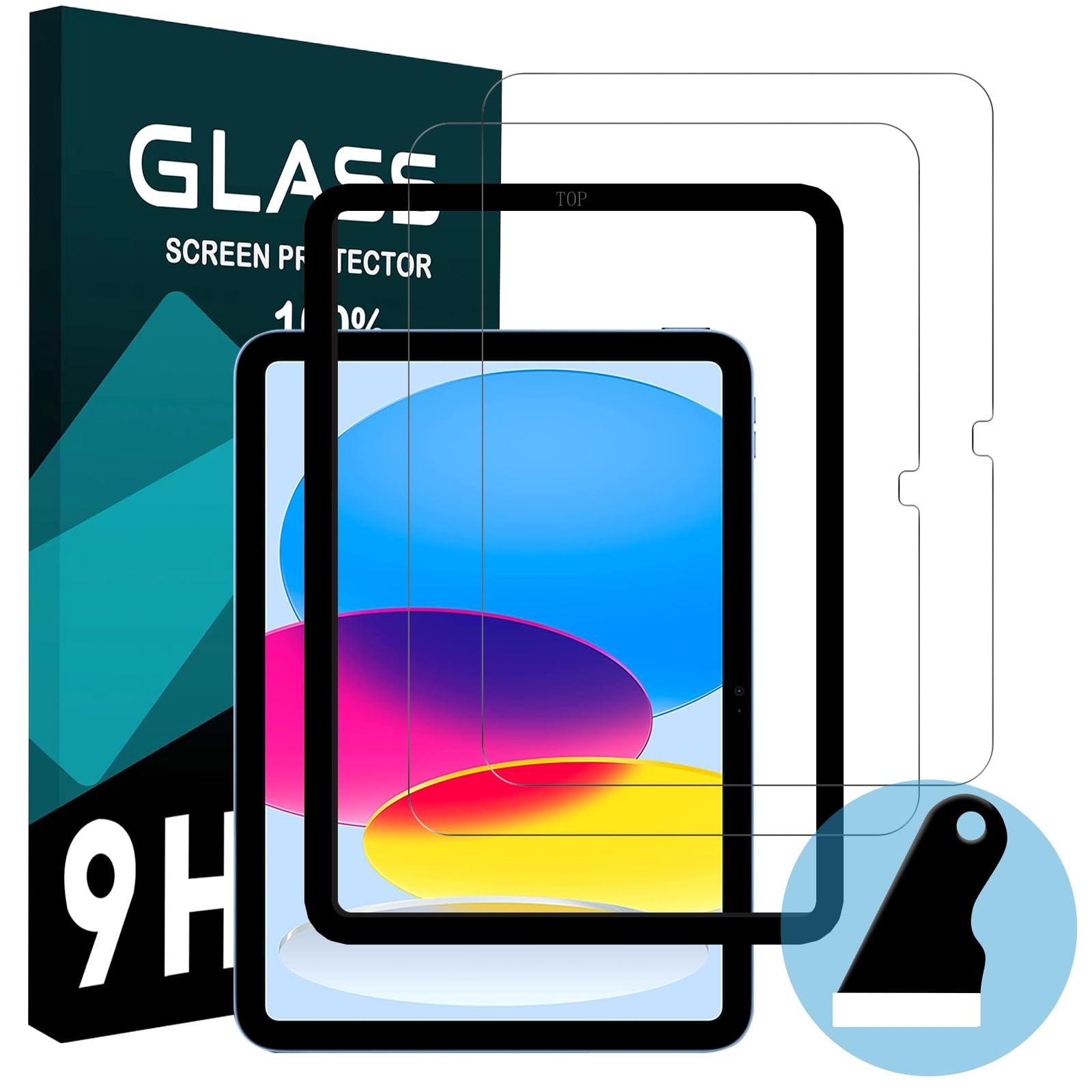 ・対応機種:iPad 10世代 10.9インチ (2022) ・セット内容:ガラスフィルム2枚、ガイド枠1枚 ・素材:国産AGC旭硝子 ・硬度:9H ・加工:高温焼入れ処理(4.5時間以上) ・エッジ加工:2.5D丸みエッジ加工 ・透過率:...