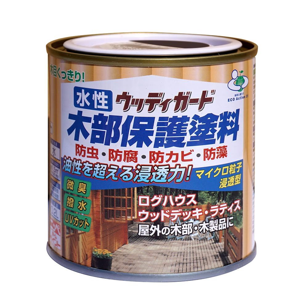 ・容量:0.2L ・カラー:チャコールブラック ・塗り面積(2回塗り):約1.5平方メートル(タタミ約1枚分) ・乾燥時間:夏(30℃)約2時間、冬(10℃)約4時間 ・うすめ方:水(5%が目安)