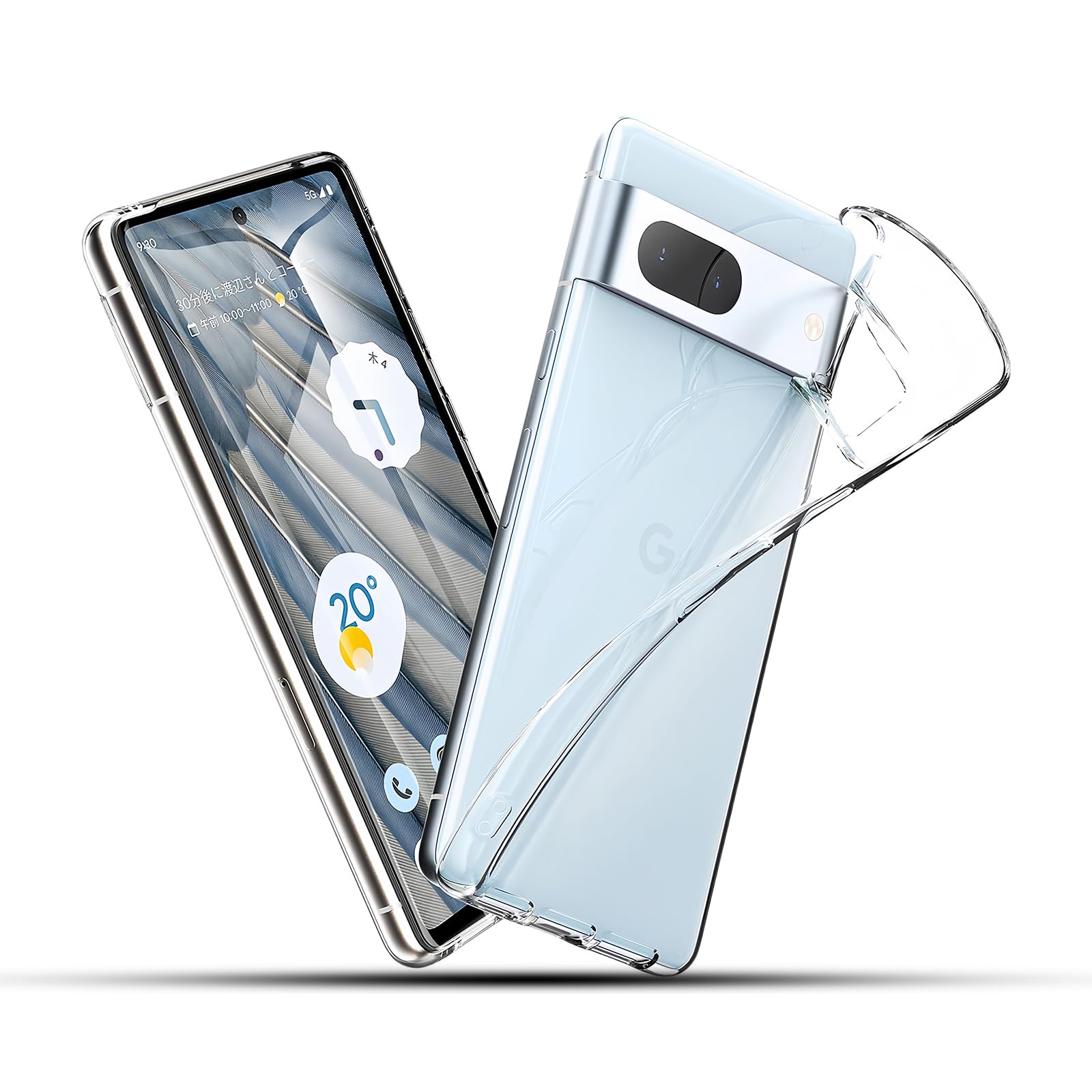 ・対応機種:Google Pixel 8 ・素材:TPU ・機能:耐衝撃、衝撃吸収、指紋防止、熱放出(マイクロドット加工)、カメラ・液晶保護設計、ストラップホール付き