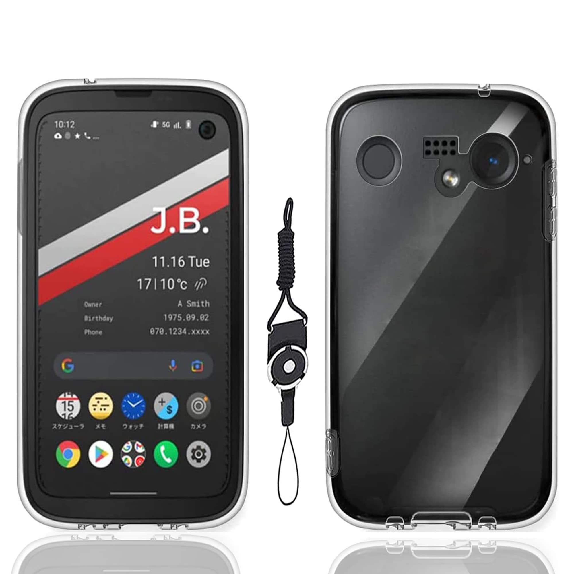 ・対応機種:KYOCERA BALMUDA Phone ・素材:TPU ・機能:高透過率、マイクロドット加工、エアクッションテクノロジー、耐衝撃、防指紋、散熱加工
