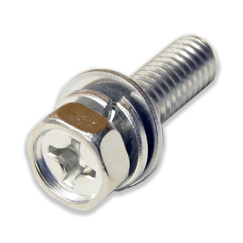 オノカツ ステンレス 座金組込み十字穴付き六角ボルト P3（アプセット形）M6系材質：SUSXM7 ステンレス鋼ねじの種類：メートル並目ねじ・6g規格：ねじ本体：JIS B 1187準拠　、座金類：メーカー仕様に準拠画像1枚目は代表画像とな...