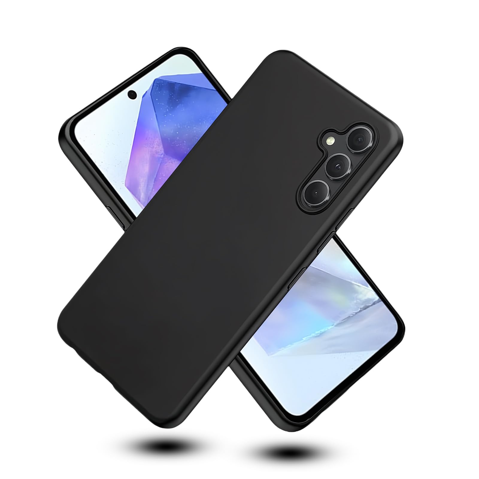 ・対応機種:Galaxy A55 5G (SC-53E) ・素材:TPU ・液晶画面との段差:1.2mm ・カメラレンズとの段差:1.5mm ・機能:ワイヤレス充電対応 ・付加機能:ストラップホール付き ・表面加工:撥油性コーティング、つや...