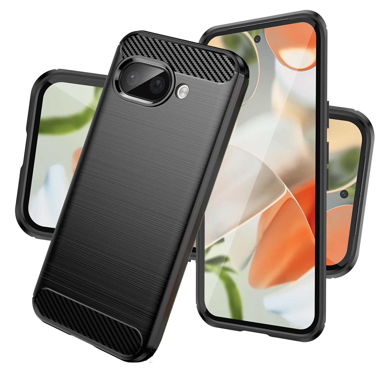 ・対応機種:Google Pixel 9A ・素材:TPU ・機能:耐衝撃、衝撃吸収、薄型、すり傷防止、指紋防止、ワイヤレス充電対応、全面保護、エアクッション搭載