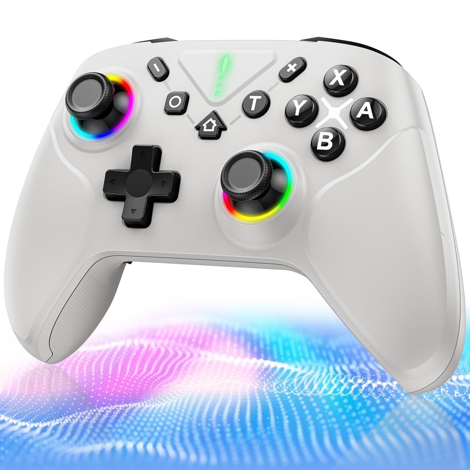 ・対応機種:Switch1代/2代、Android、IOS16.0以上、PC ・センサー:磁気ホールセンサー(ダブルホール機能)、6軸ジャイロセンサー ・耐久性:500万回動作テスト通過 ・精度:微調整0.01mm(誤差±0.3%未満)、傾...