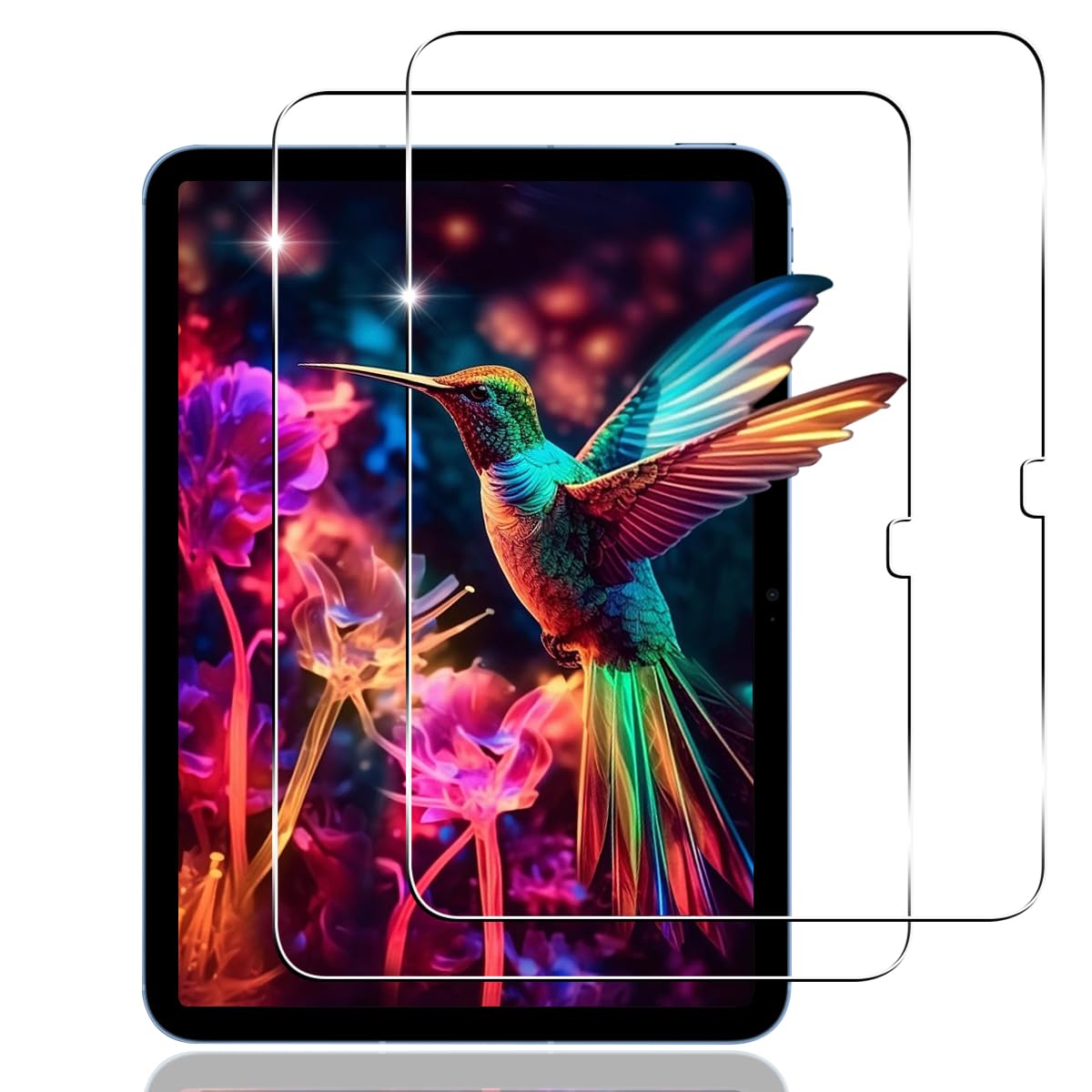 ・対応機種:iPad 第11世代(A16)2025 / 第10世代 2022 10.9インチ ・セット内容:2枚 ・素材:日本旭硝子素材 ・表面硬度:9H ・厚さ:0.26mm ・加工:2.5Dラウンドエッジ加工、飛散防止設計、疎油性コーテ...