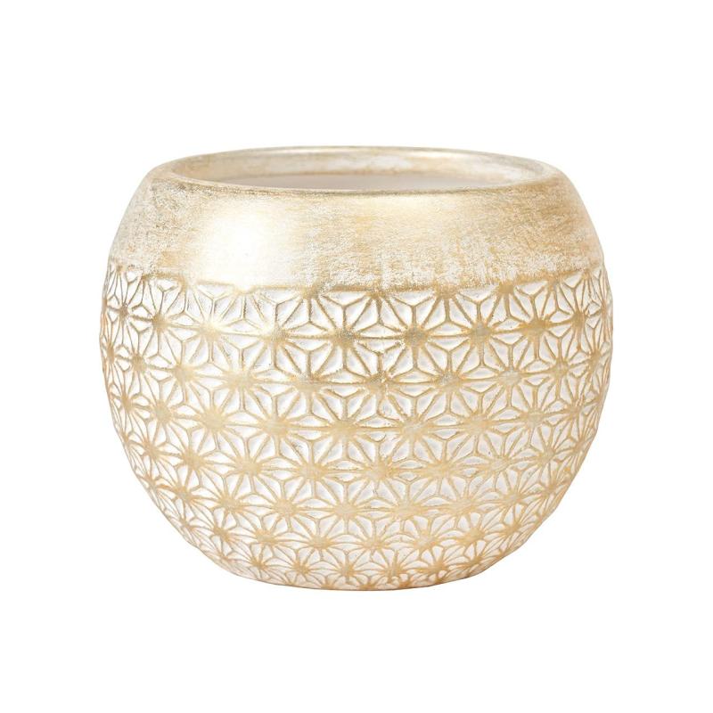 東京堂 アコルデボウルL 花器 ベース セメント 直径 約12×高さ 約9.5cm、口径8.5cm