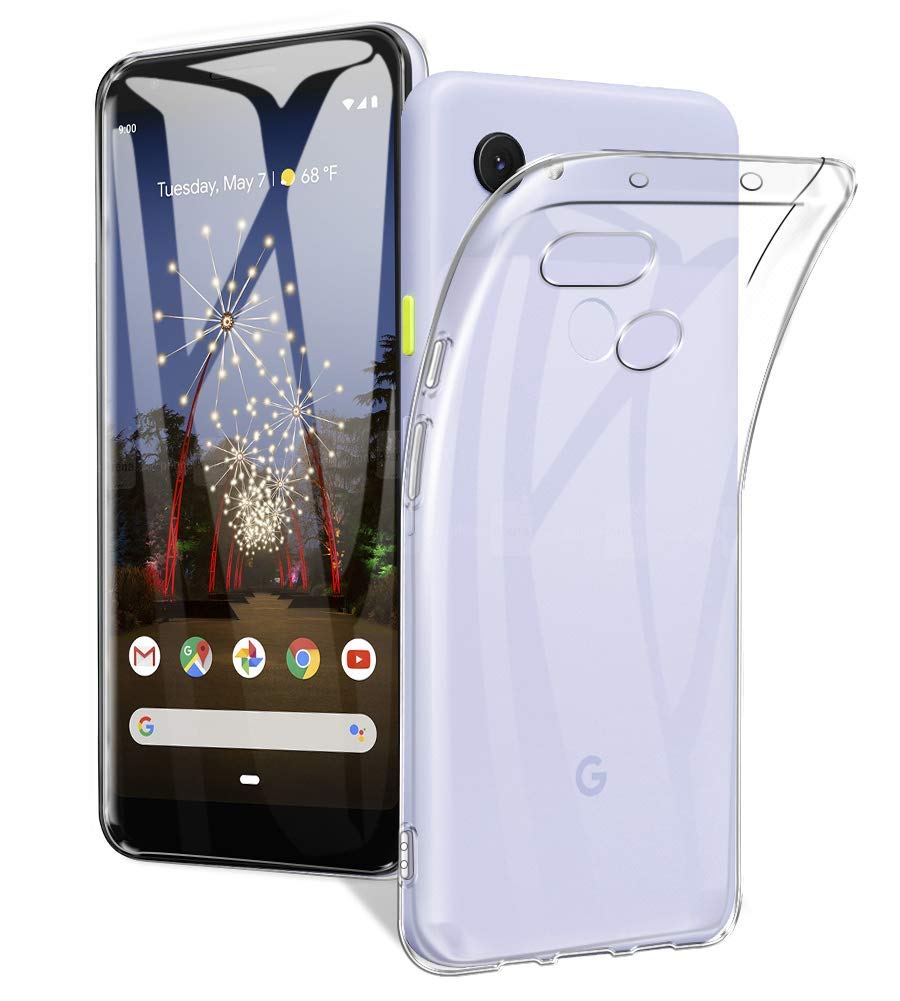 ・対応機種:Google Pixel 3a ・素材:TPU ・特徴:360度全面保護、ソフトフレーム、滑り止め、防塵、分裂防止、耐衝撃