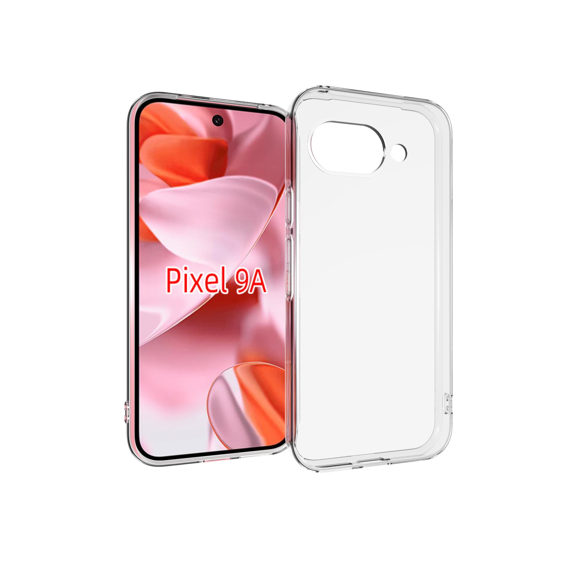 ・対応機種:Pixel 9A ・素材:TPU ・特徴:薄型、軽量、滑り止め、防塵、耐衝撃、指紋防止、撥油コーティング