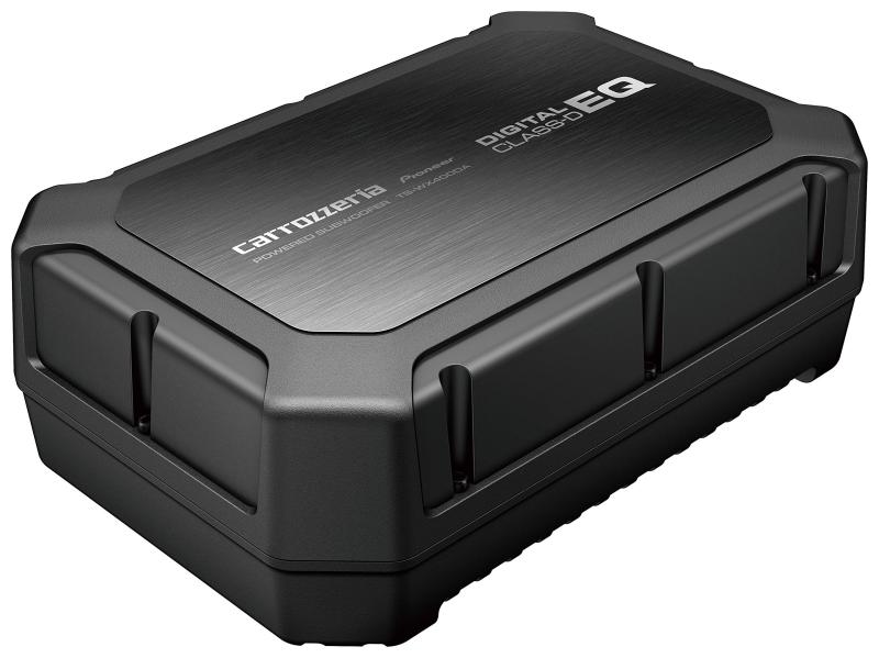 Pioneer スピーカー TS-WX400DA 24cm×14cm パワードサブウーファー カロッツェリアSUVやミニバンなどでもスペースを気にすることなく設置可能スペースユーティリティに優れているのに迫力ある250Wの重低音ダウンファイ...