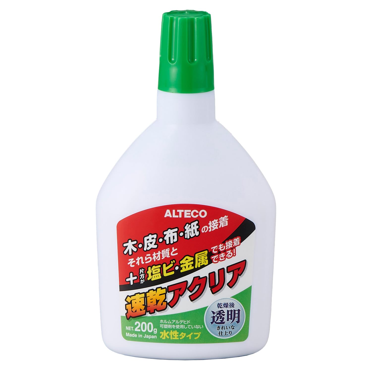 ・原産国:日本 ・容量:200g ・種類:水性形接着剤 ・乾燥後の状態:透明