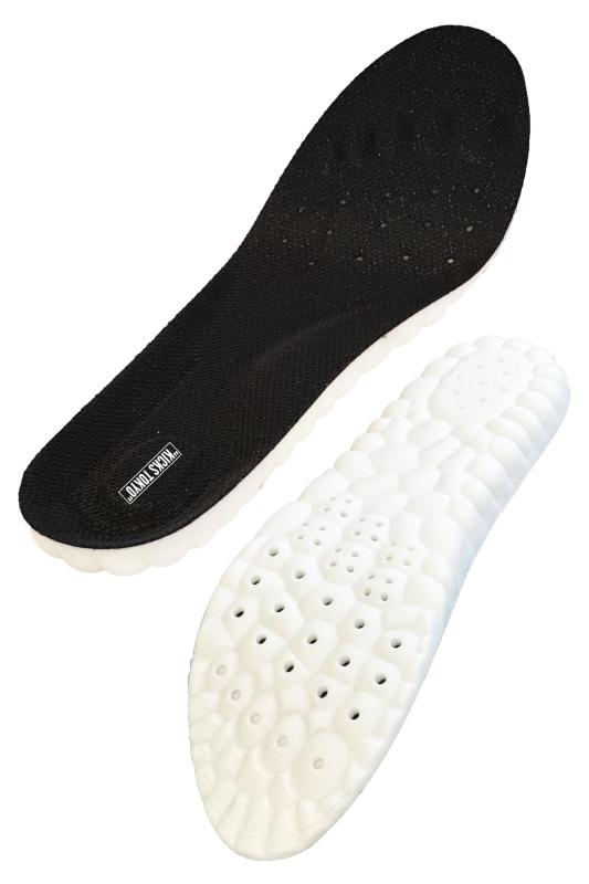 KICKS TOKYO インソール 疲れない 衝撃吸収 スニーカー スポーツ なかじき 立ち仕事 男性用 女性用まるで雲の上フッカフカの衝撃吸収インソール疲れ知らずショック吸収素材で、長時間歩行や立ち仕事の足の疲れを大幅に軽減土踏まずをしっ...