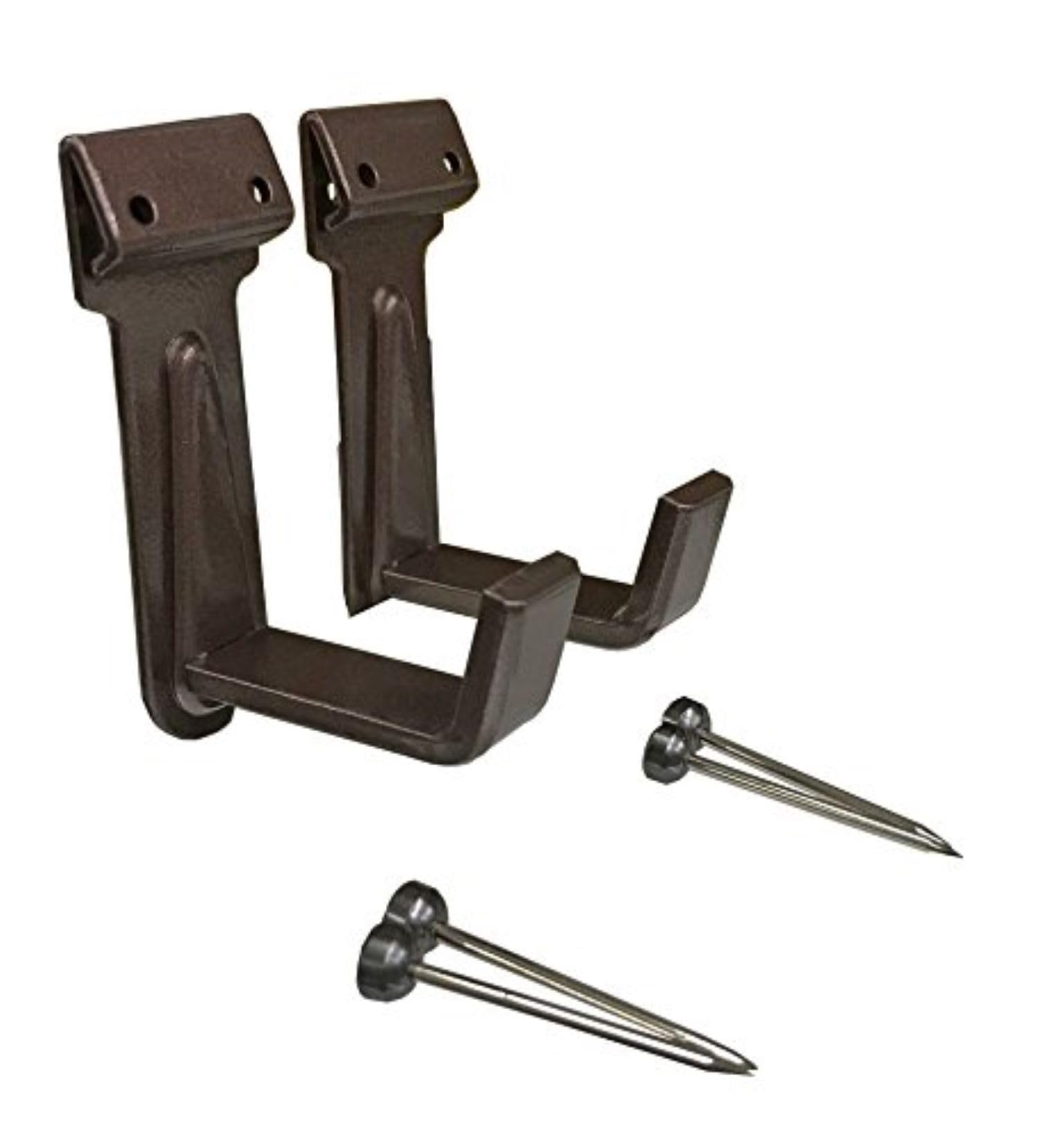 ・カラー:茶色 ・素材:鉄 ・仕上げ:塗装仕上げ ・入り数:1組 ・受け幅:30mm ・安全耐荷重:5kg