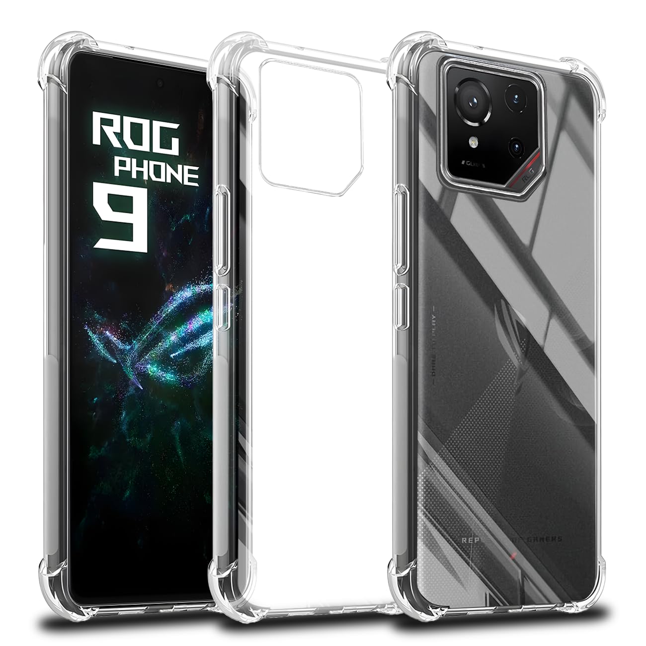 ・対応機種:ASUS ROG Phone 9 / 9 Pro ・耐衝撃性能:2mの高さから26回の落下テストをクリア ・四隅の耐衝撃性:通常の5倍 ・カメラレンズ保護:レンズより0.5mm高く設計 ・液晶画面保護:画面より0.8mm高く設計...