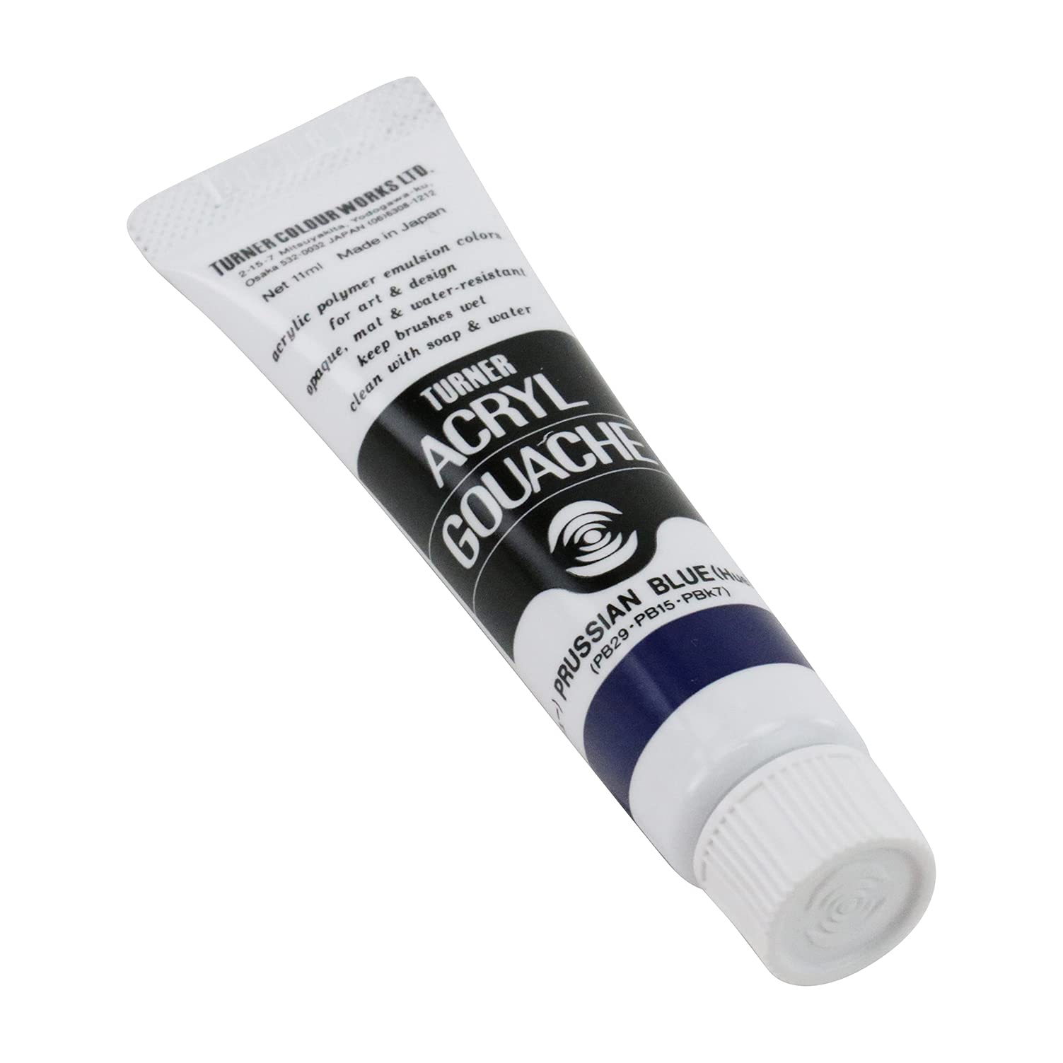 ・容量:11mL ・カラー:プルシアンブルー(ヒュー)(54A) ・乾燥時間:(指触)20分~40分、(完全乾燥)1日以上 ・塗料タイプ:水性 ・ツヤ感:ツヤ消し ・性質/成分:アクリル ・消防法:非該当
