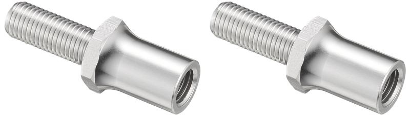 ハリケーン(HURRICANE) ウインカー取付延長ボルト シルバー HA5224Aネジ径10mmのウインカーに適合するウインカー取り付け延長ボルトです。ウインカーを左右25mmずつ延長可能アルミ製カラー:シルバーアルマイトM10×L16×...