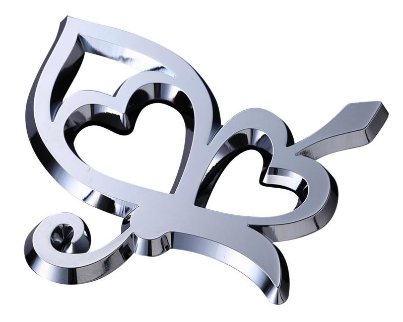 オーサムジャパン(AWESOME-JAPAN) エンブレムアクセサリーチャーム バタフライ ASCM-012材質・素材:ABS樹脂(メッキ加工)最大サイズ:約 縦70mm・横79mm