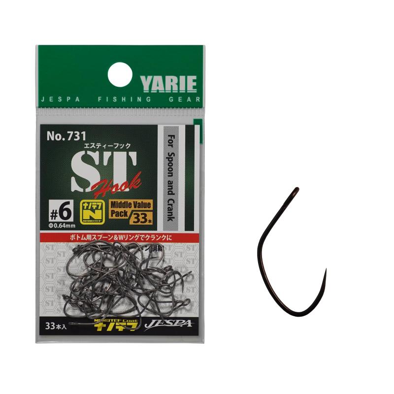 YARIE(ヤリエ) No.731 STフック エスティフックロングテーパーナノテフ平打ち
