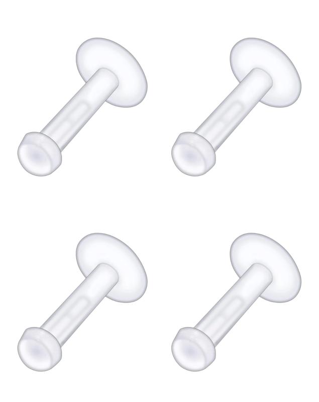 [From da Phactory] [フロム ダ ファクトリー] シークレットピアスシリーズ 押しピン リテーナー 4本セット 軟骨ピアス