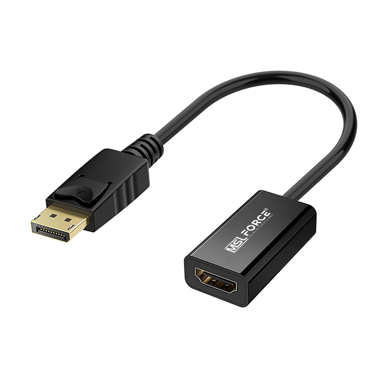 ・端子:DisplayPort(オス)- HDMI(メス) ・解像度:最大1920×1080 (1080p@60Hz) ・ケーブル長:20cm ・コネクタ仕様:24k金メッキ処理 ・対応機能:音声出力対応、単方向転送(DisplayPort...