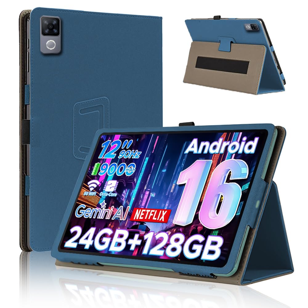 ・対応機種:DOOGEE U12 ・サイズ:12インチ ・素材:表面高級素材、内側マイクロファイバー、PU素材 ・機能:360°全面保護、二つ折りスタンド機能(多視角調整)、ペンホルダー付き、磁気吸引、防汚、防水、耐衝撃、防刮