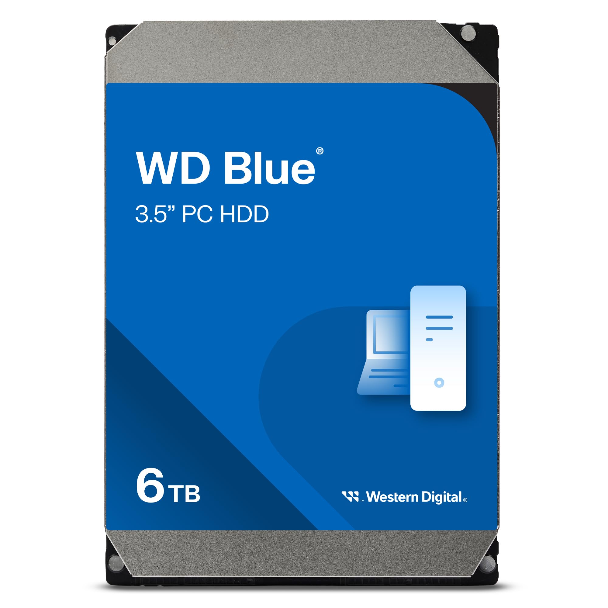 ・容量:6TB ・サイズ:3.5インチ ・インターフェース:SATA 6Gb/s ・回転数:5400rpm ・キャッシュ:256MB ・記録方式:CMR