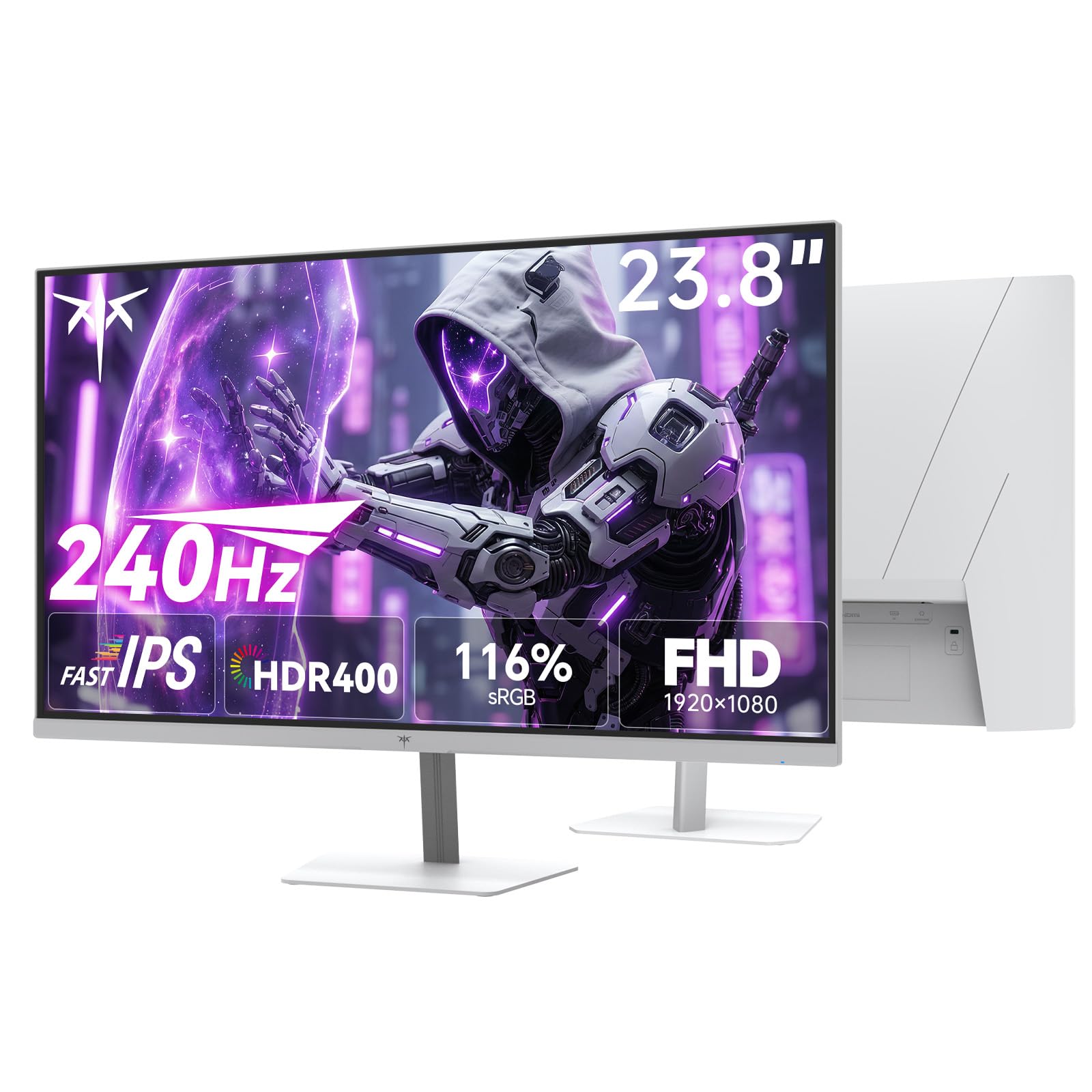 ・サイズ:24インチ ・解像度:1080PフルHD ・リフレッシュレート:240Hz ・応答速度:1ms(MPRT) ・パネルタイプ:高速IPSパネル ・色域:116%sRGB ・輝度:400cd/m ・表示色:1,670万色 ・HDR:H...