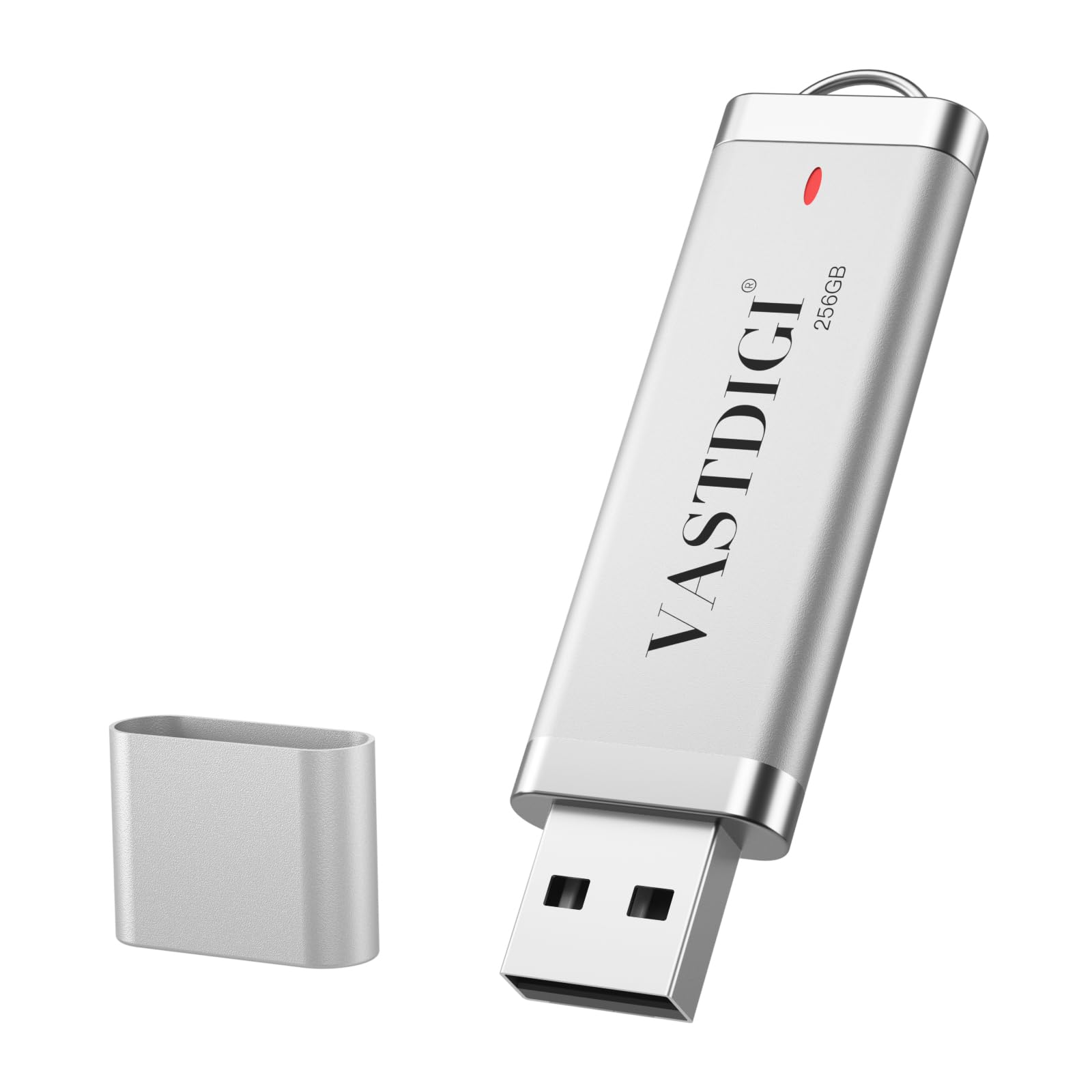 ・容量:256GB ・インターフェース:USB 2.0 Type-A(USB 1.0下位互換) ・最大読み取り速度:27MB/s ・最大書き込み速度:10MB/s ・厚さ:7mm ・重量:7g ・素材:ABSシェル ・機能:キャップ付き、ス...