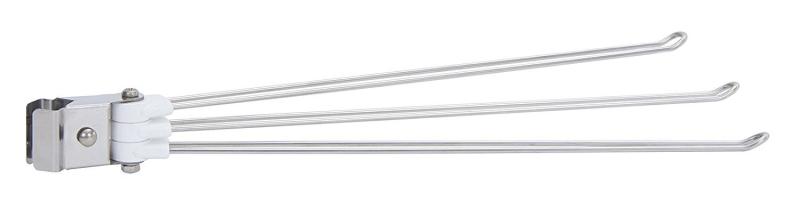 田窪工業所 棚用 ふきん掛け TKF-3サイズ:幅3.2×奥行29.6×高さ3.4cm材質:金属部/ステンレス、樹脂部/ナイロン原産国:中国IH:不可、電子レンジ:不可