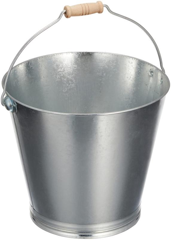 土井金属化成 トタンバケツ15型(約13.5L) 日本製商品サイズ:幅33X奥行32.7X高さ27.5cm 内寸:φ30.4×H25.6cm容量:約13.5L素材：本体/0.27mm厚亜鉛鉄板 持ち手/木製生産国：日本