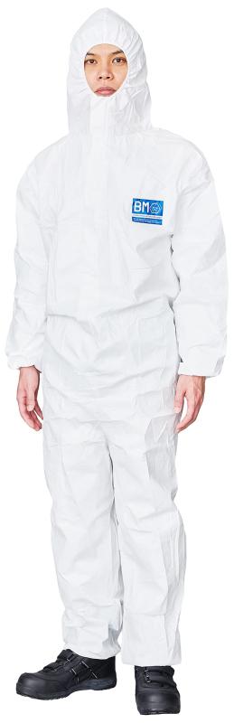 日光物産 バリアーマン 袖ゴム入り ポケット無 4L P3040入数:1着材質:ポリプロピレン・ポリエチレン【JIS T8115適合品】