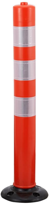 エスコ φ90x800mm ガードポール(赤・白) EA983FT-100材質:本体:eva、ベース:ゴムカラー:本体:赤、反射板:白本体サイズ:直径90×800mmベースサイズ:直径205mm反射板明るさ:350cdベース固定穴径:直径1...