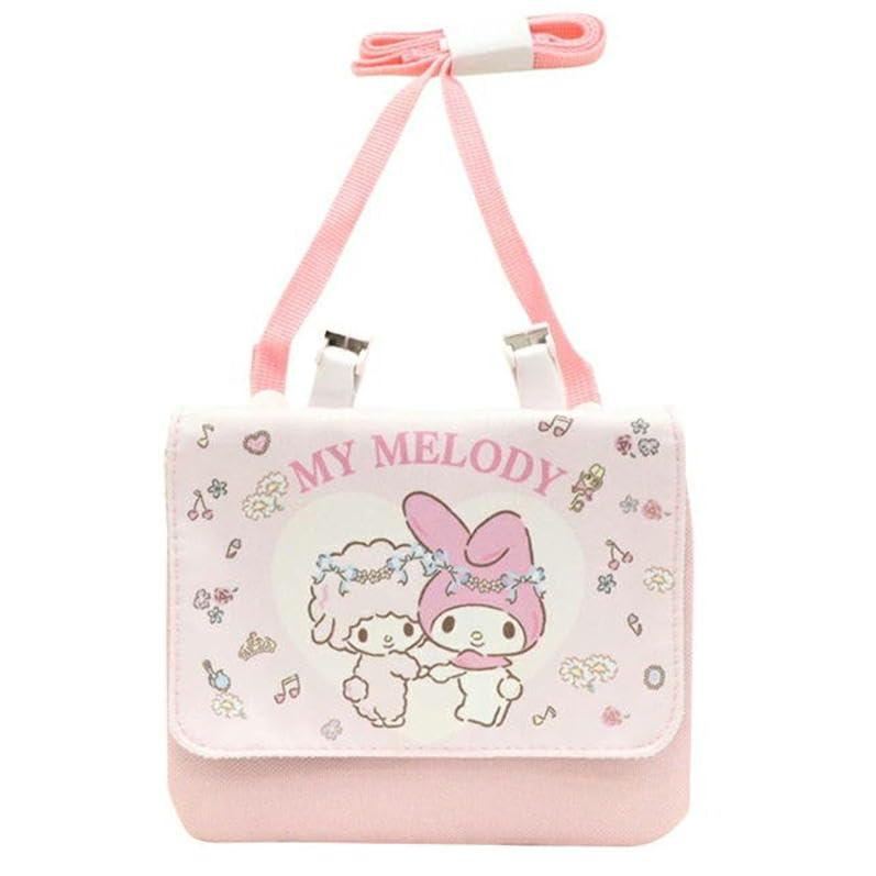 [マイメロディ] クリップポケットショルダー付き KMM51480ポリエステル約15×12cm