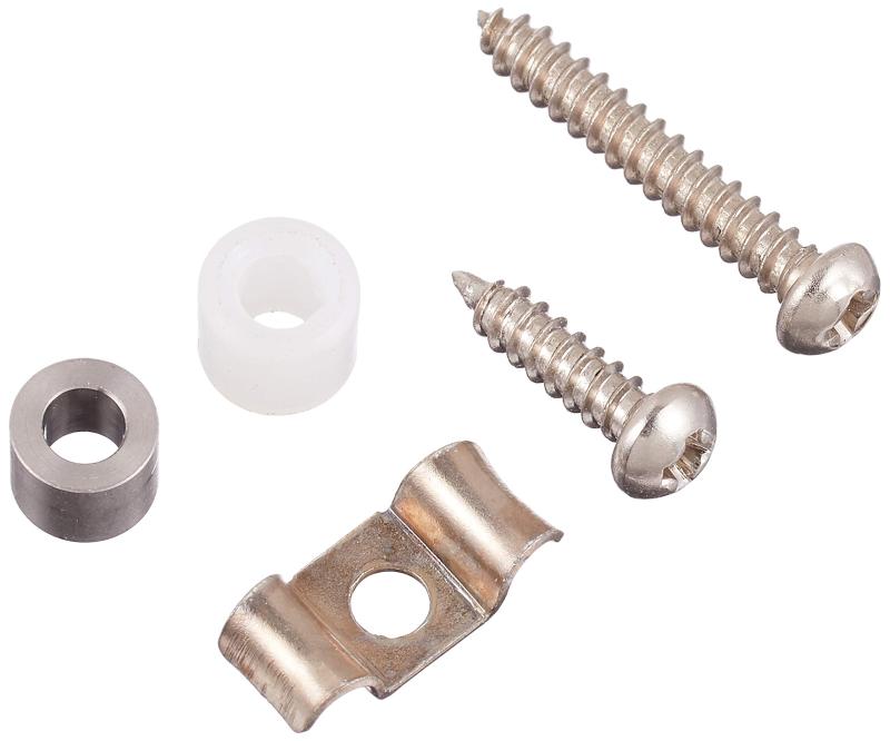 Fender パーツ Pure Vintage String Tree Kit, Nickel本格的なヴィンテージスタイルのニッケルメッキ・ストリングツリーキット簡潔明瞭な構造に刷新ストリングガイド、取り付け用ネジ、60年代のスペーサーと5...