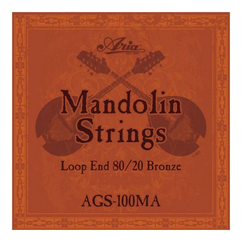 ARIA AGS-100MA Mandolin マンドリン弦アリア マンドリン用 80/20ブロンズワウンド弦