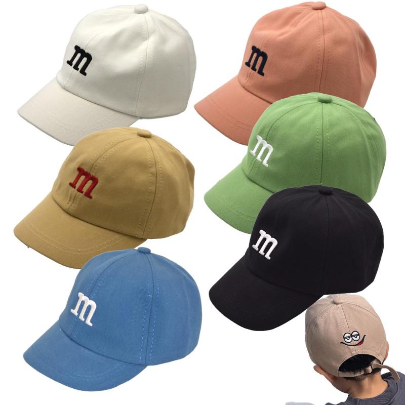 [BabyLips] ロゴ刺繍キャップ ベビー用 キッズ用 男の子 女の子 日焼け防止 日よけ オシャレ 6ヵ月～3歳 無地のキャップ コットンハット サイズ調節可能 海遊び 外出 旅行 春夏秋冬シンプルなデザインの刺繍ロゴキャップで、コー...