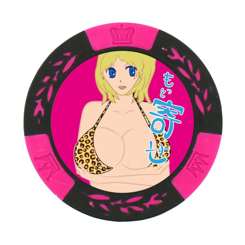 Hokushin ホクシン交易 もっと寄せる チップマーカー ゴルフマーカー MK0380両面別デザインサイズ：直径約40mm素材：プラスチック 　　　（内部に鉄が入っていますが、磁力への反応は微弱です）