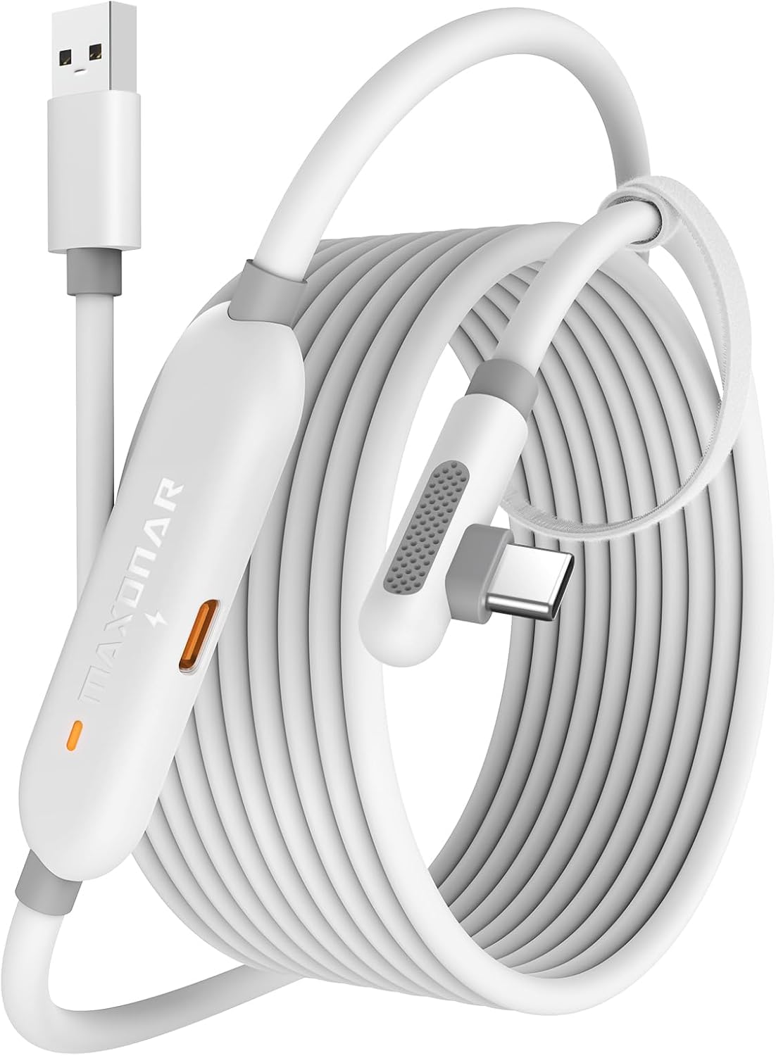 ・ケーブル長:5m ・充電性能:最大18W ・データ転送速度:5Gbps (USB 3.2 Gen1 / USB 3.0) ・実効帯域幅:2.53.2Gbps ・コネクタ形状:L字型 Type-C ・端子規格:USB-A 3.0 & Typ...
