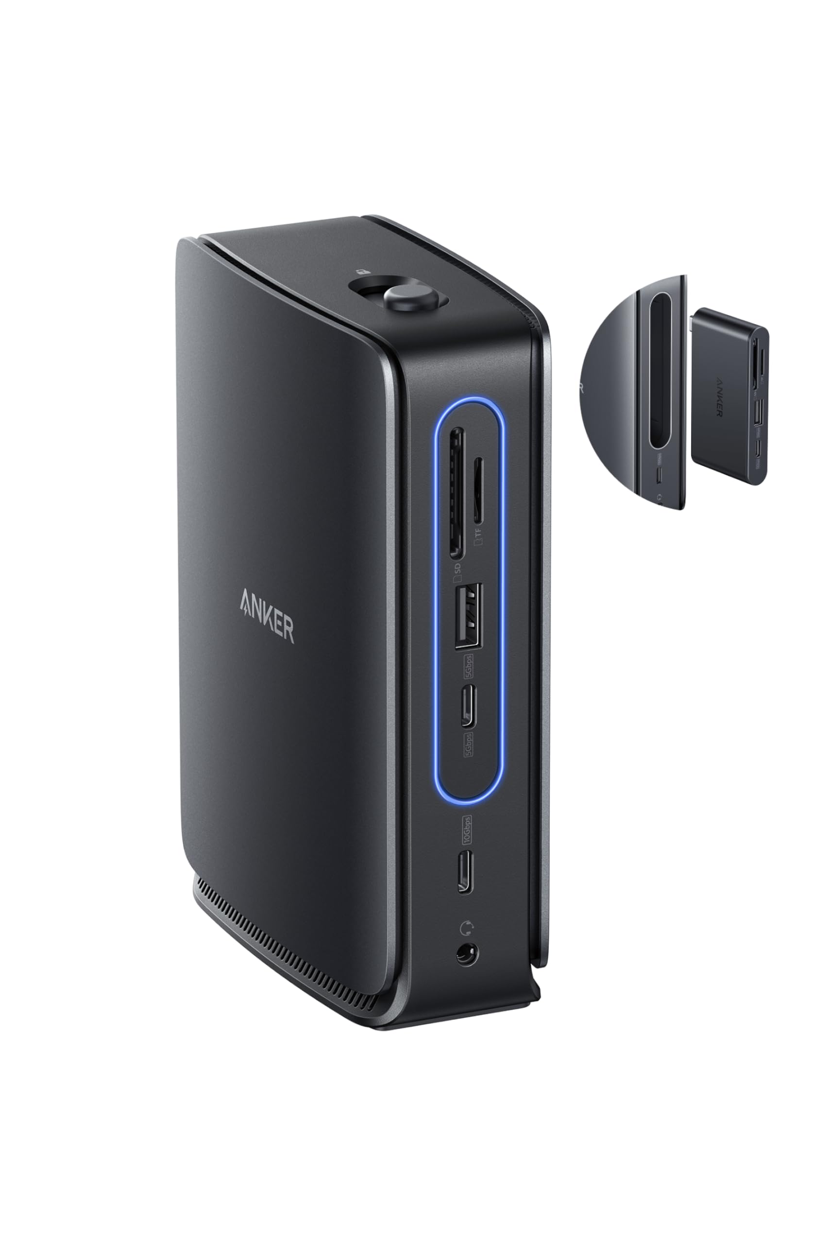 ・搭載ポート数:13ポート (ドッキングステーション時)、6ポート (着脱式USB-Cハブ時) ・ポート構成:USB-Cポート×2、USB-Aポート×3、HDMIポート×2、DisplayPort×1、イーサネットポート×1、SDカードスロ...