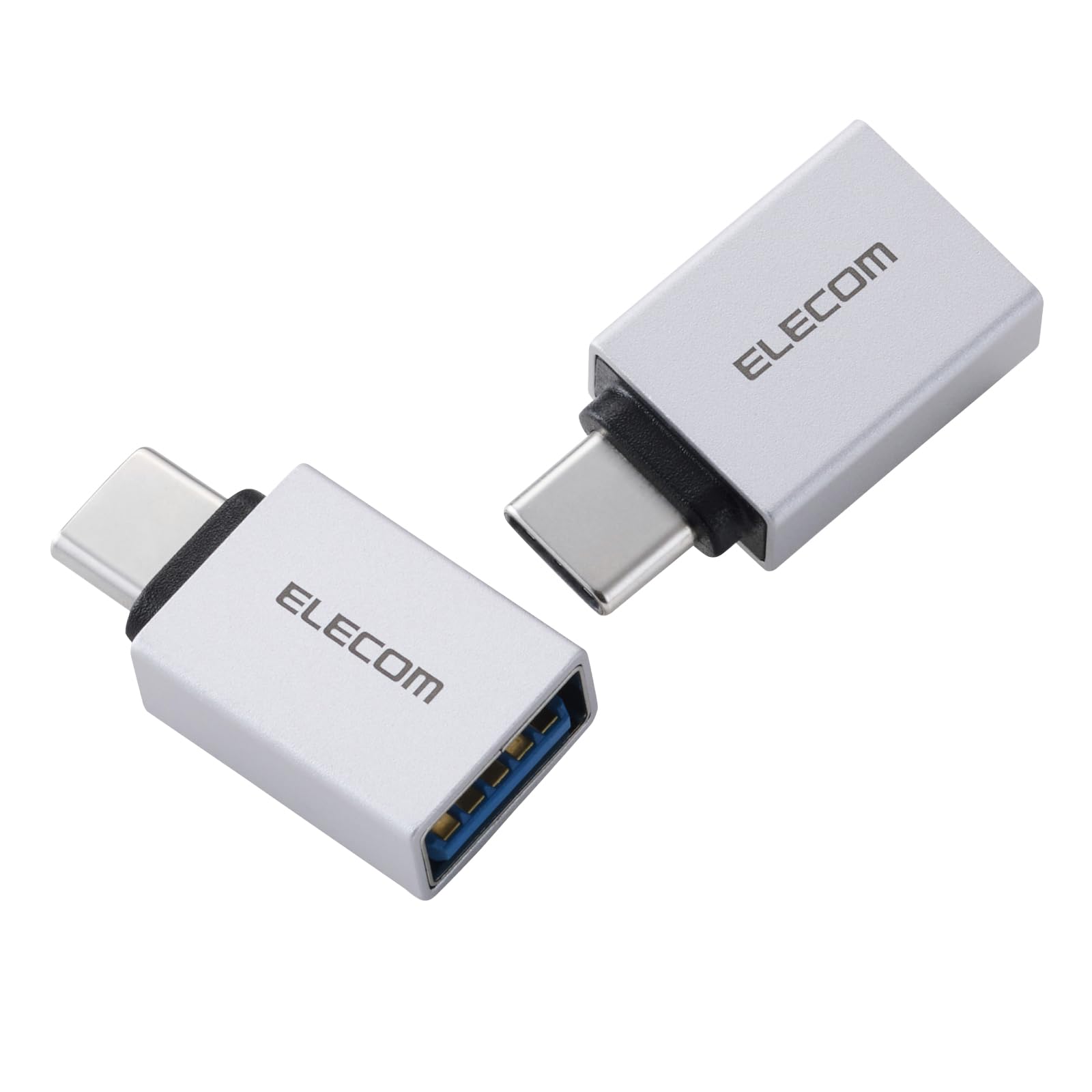 ・セット内容:2個セット ・コネクタ形状:USB Type-C(オス) - USB3.2 Gen1 USB-A(メス) ・対応転送速度:最大5Gbps(理論値) ・対応電力:最大15W ・機能:USB OTG対応 ・筐体素材:アルミニウム