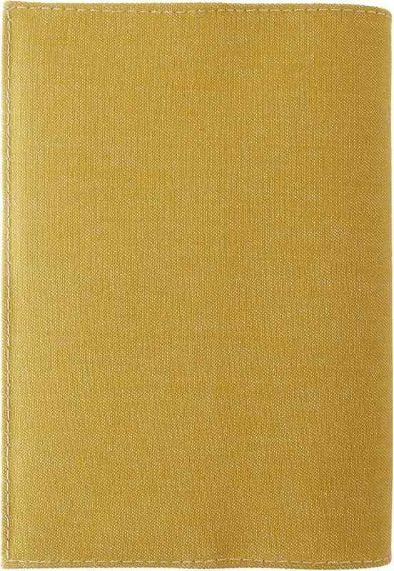 スリップオン 20カラーデニム 文庫判ブックカバー 布製 日本製 レッド