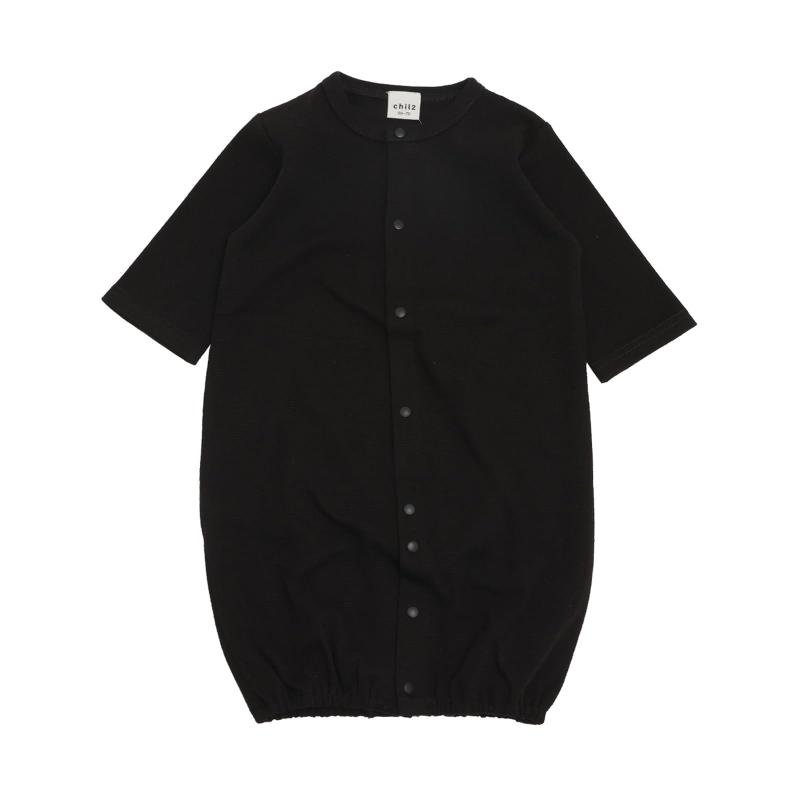 [chil2] ツーウェイ ロンパース カバーオール 新生児 赤ちゃん 子供服 ベビー服 長袖 男の子 女の子 ストレッチ 無地 50-70cm綿95％、ポリウレタン5％やわらかいストレッチ素材のツーウェイオールよく伸びてよく動ける、着脱も...